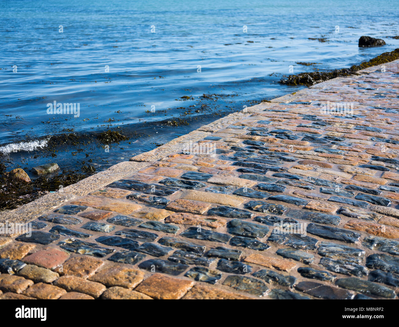The pathway to St Michaels Mount Stock Photo - Alamy