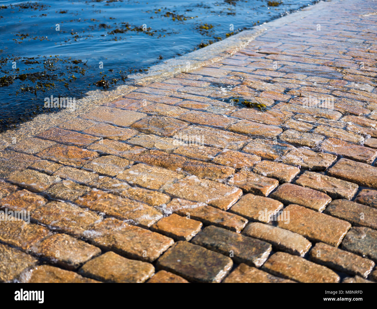 The pathway to St Michaels Mount Stock Photo - Alamy