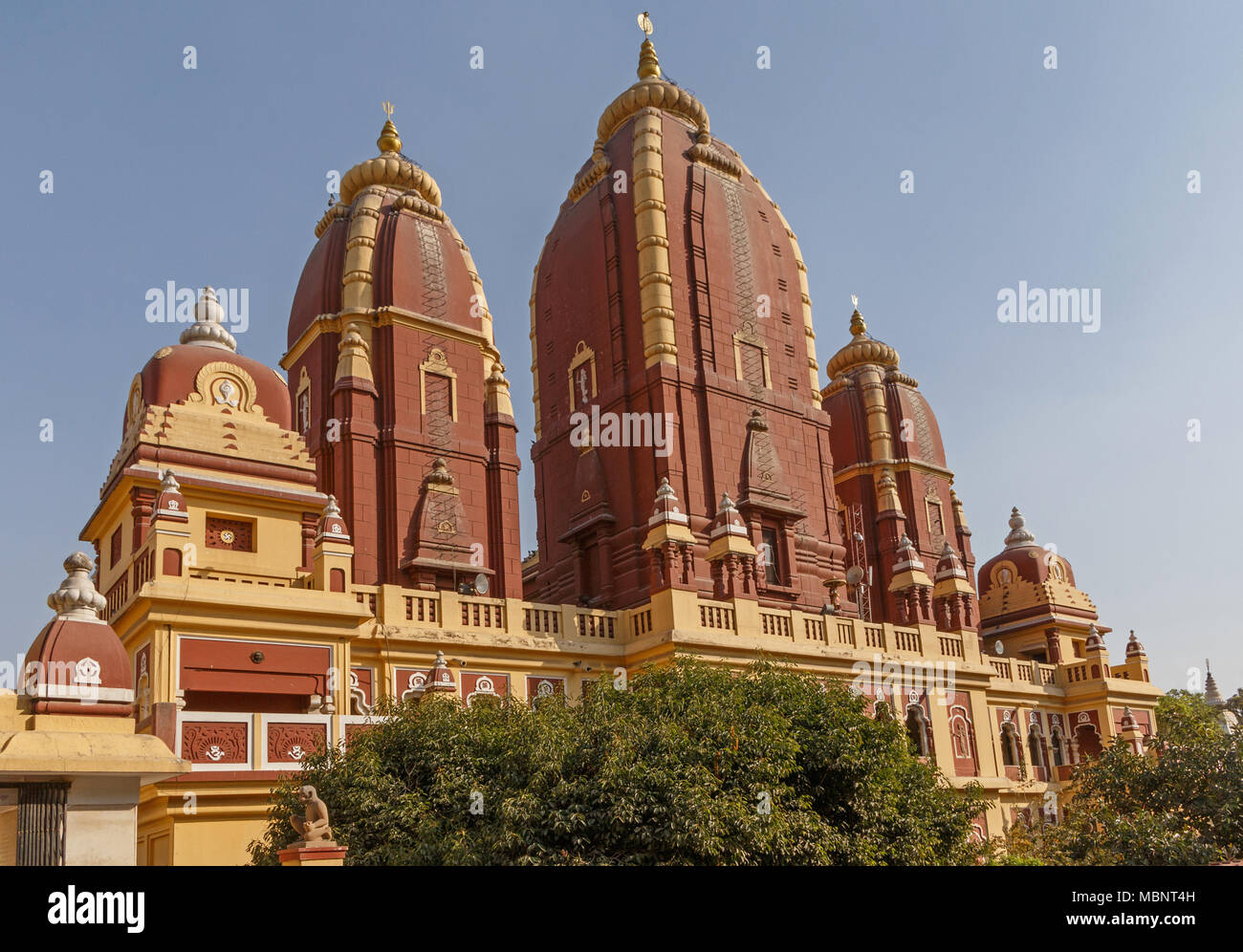 view on Laxminarayan Temple in Delhi, India Stock Photo - Alamy