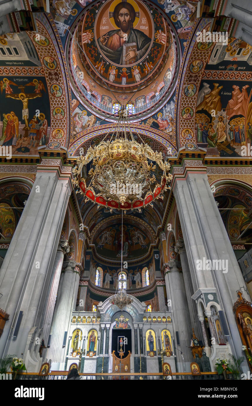 Dome agios minas cathedral heraklion hi-res stock photography and ...