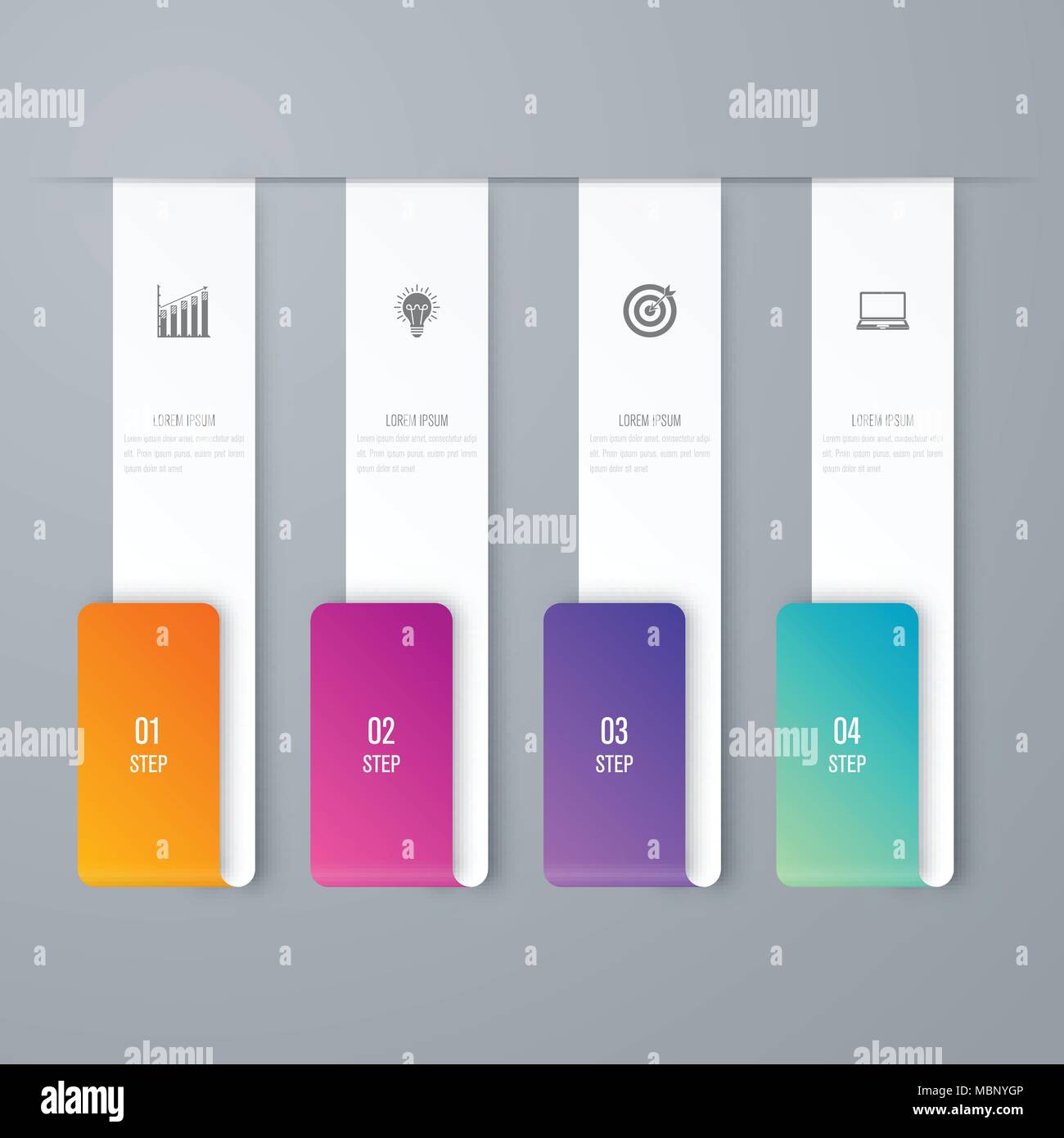 Vector illustration infographics 4 options Stock Vector Image & Art - Alamy