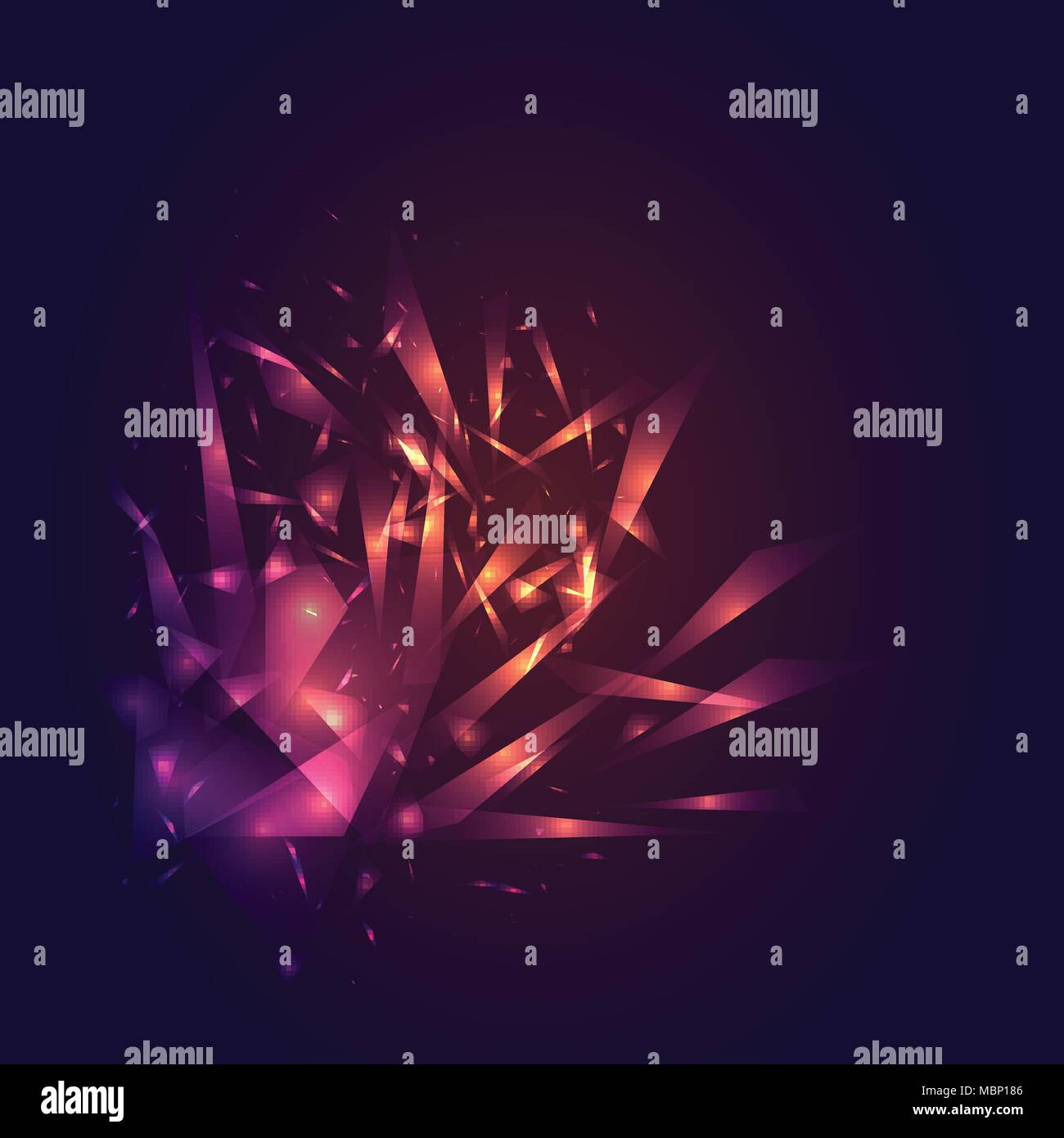 Abstract explosion cloud, broken planet background. Concept design of ...