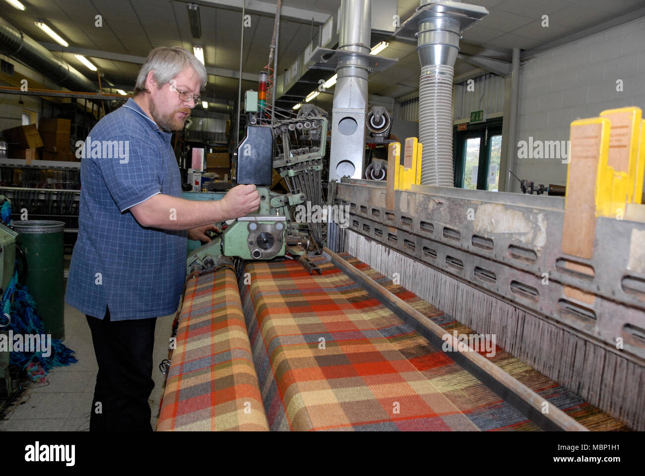Modern weaving machine loom hi-res stock photography and images - Alamy