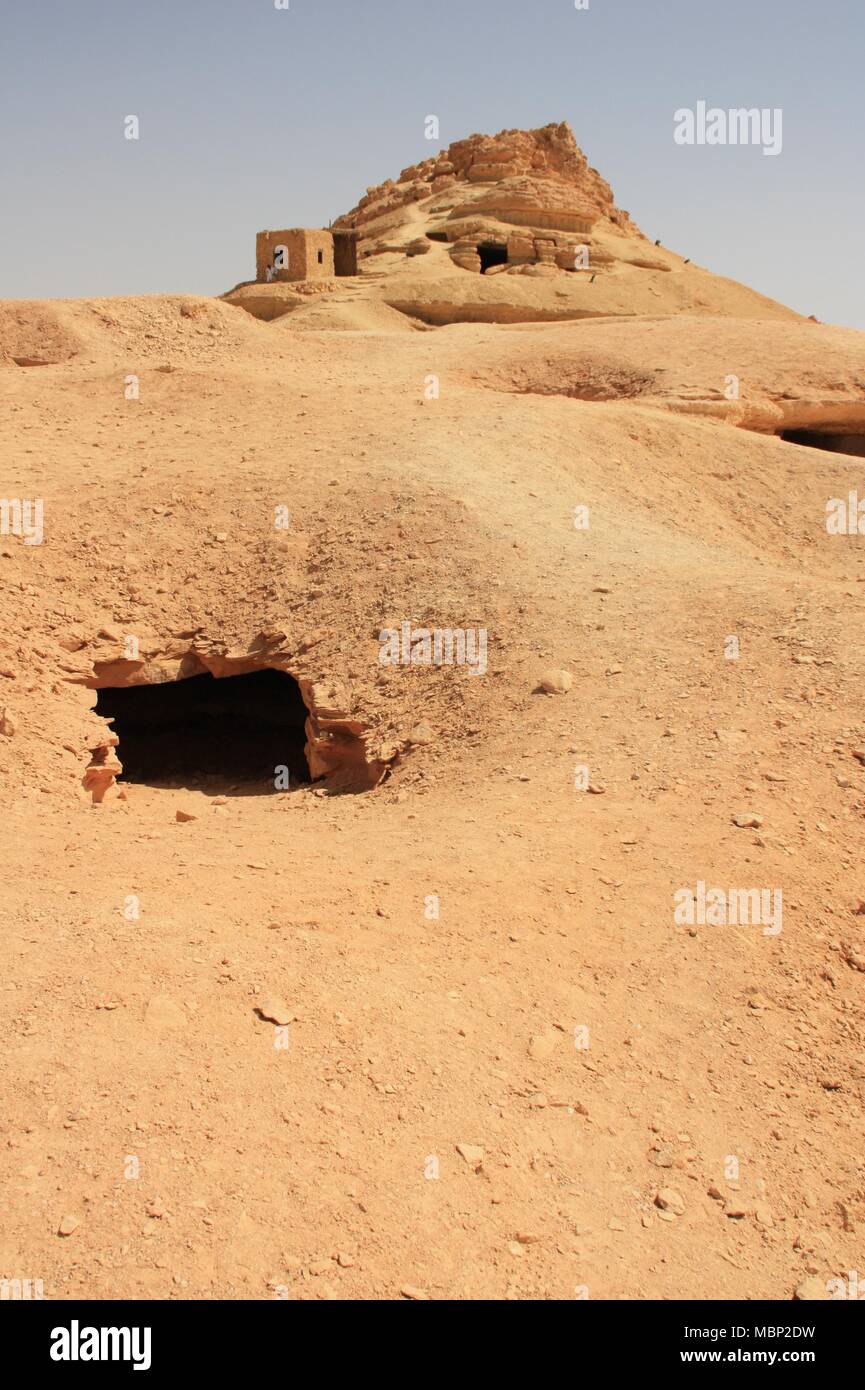Mountain of the Dead in Siwa, Siwa Oasis, Egypt Stock Photo - Alamy