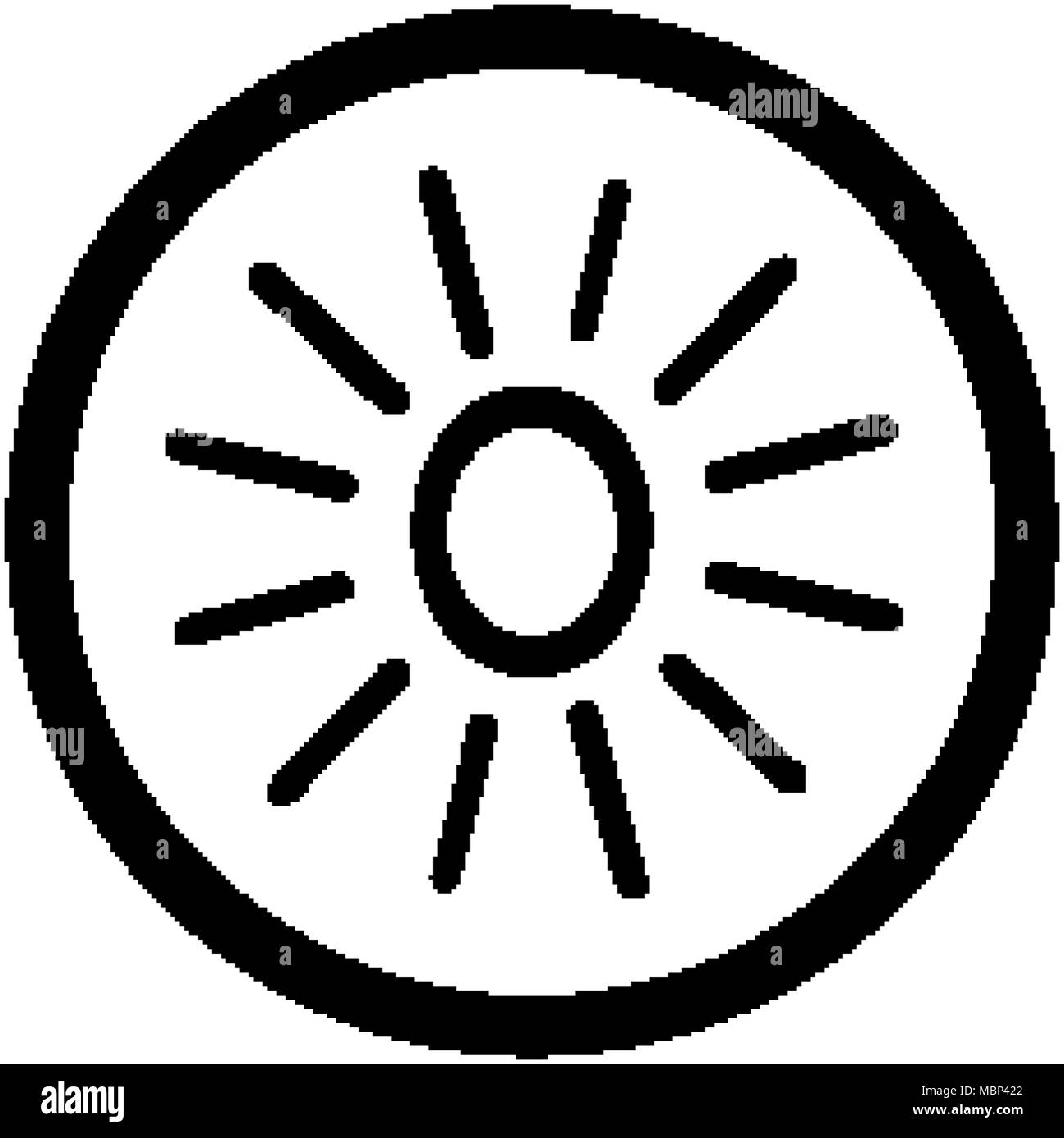 Simple sliced kiwi icon illustration for design Stock Vector Image ...