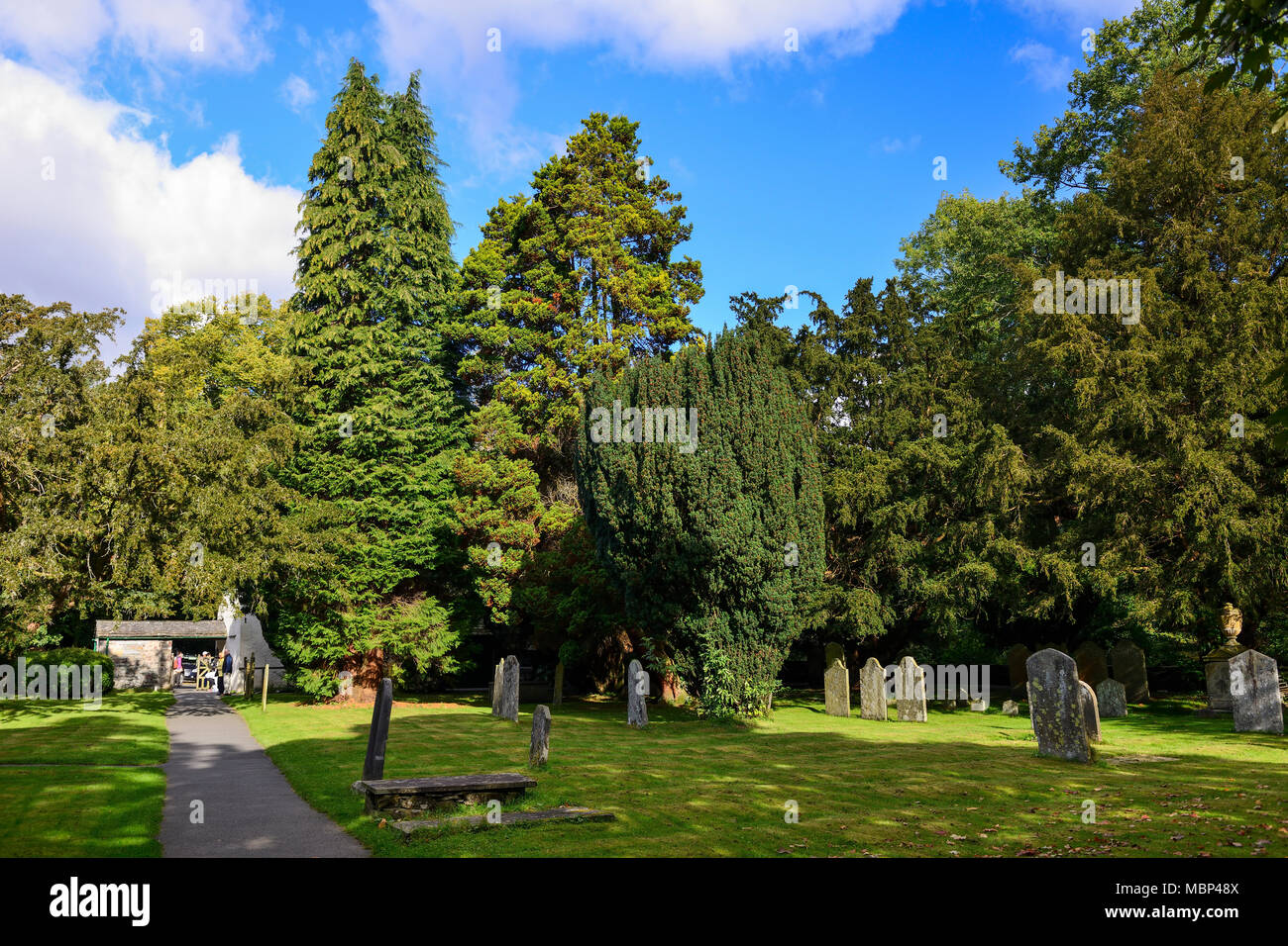 St oswalds church grasmere hi-res stock photography and images - Alamy