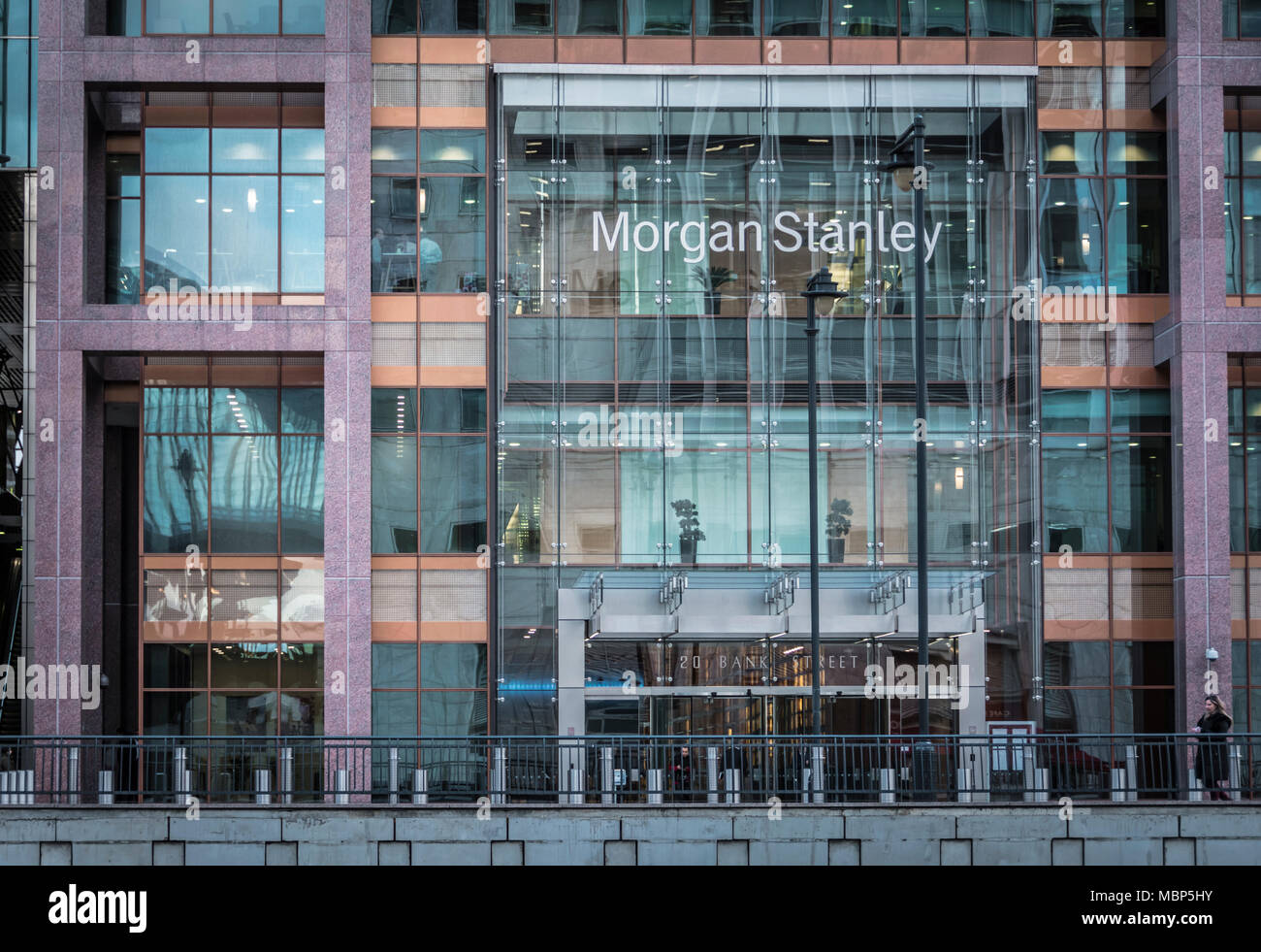 Morgan Stanley building, Canary Wharf, London, UK Stock Photo - Alamy