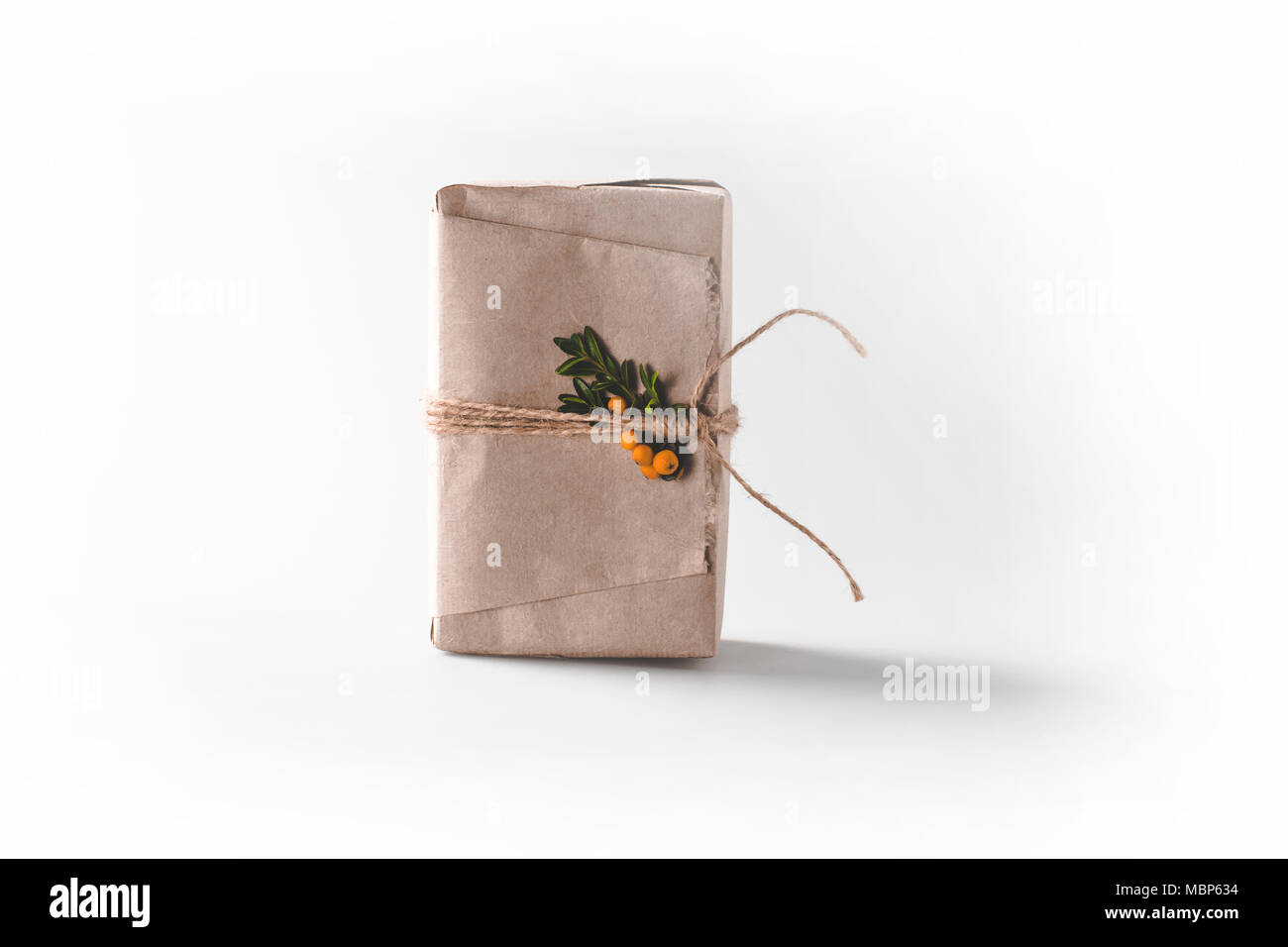 Christmas craft gift box Cut Out Stock Images & Pictures - Alamy