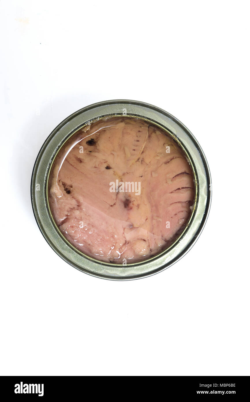 tin tuna on white Stock Photo - Alamy