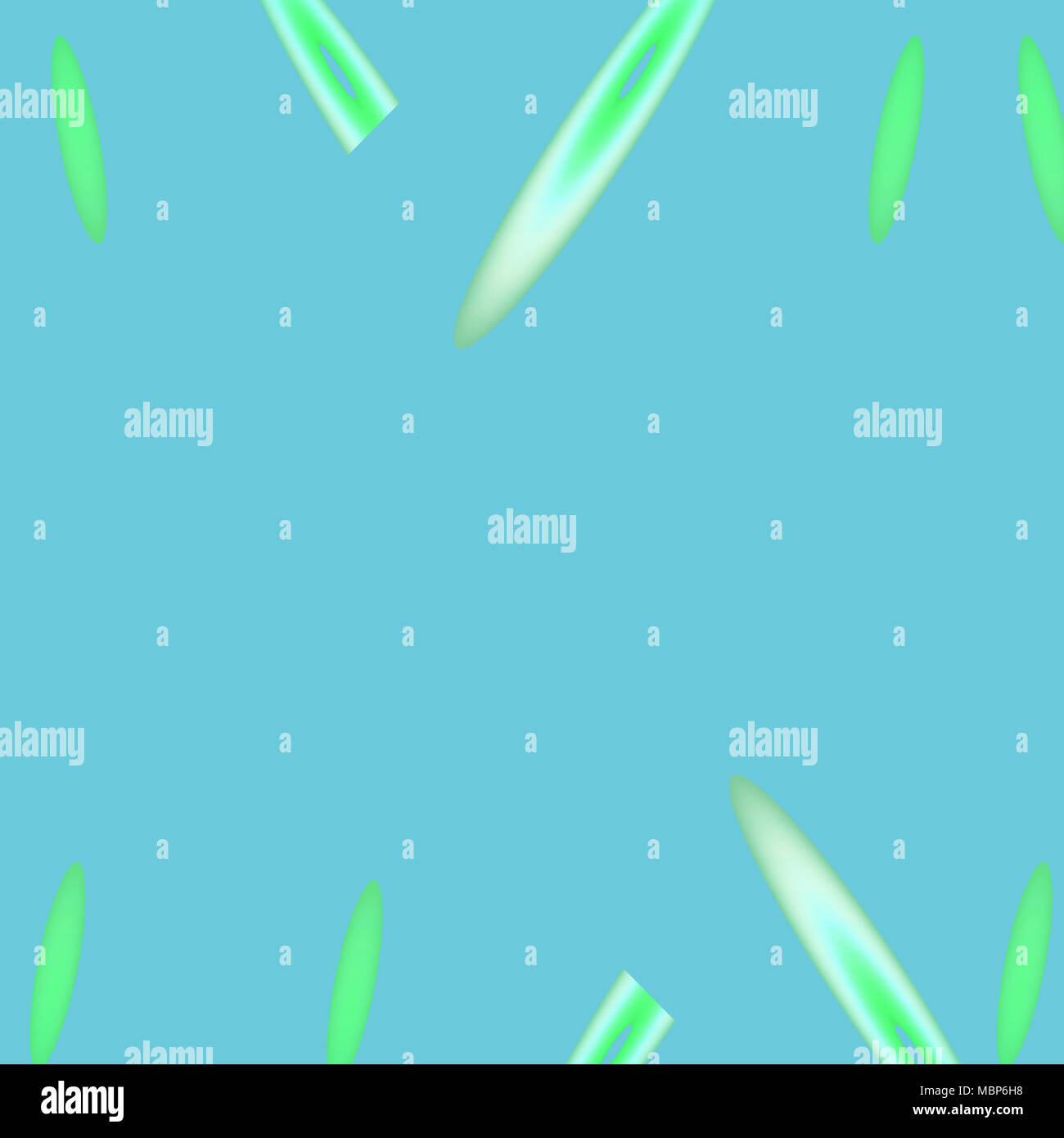 Abstract cyan background with green pattern / stripes Stock Photo - Alamy
