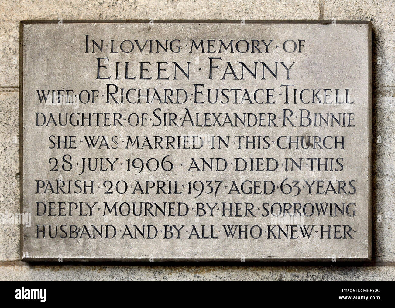 Eileen fanny tickell hi-res stock photography and images - Alamy