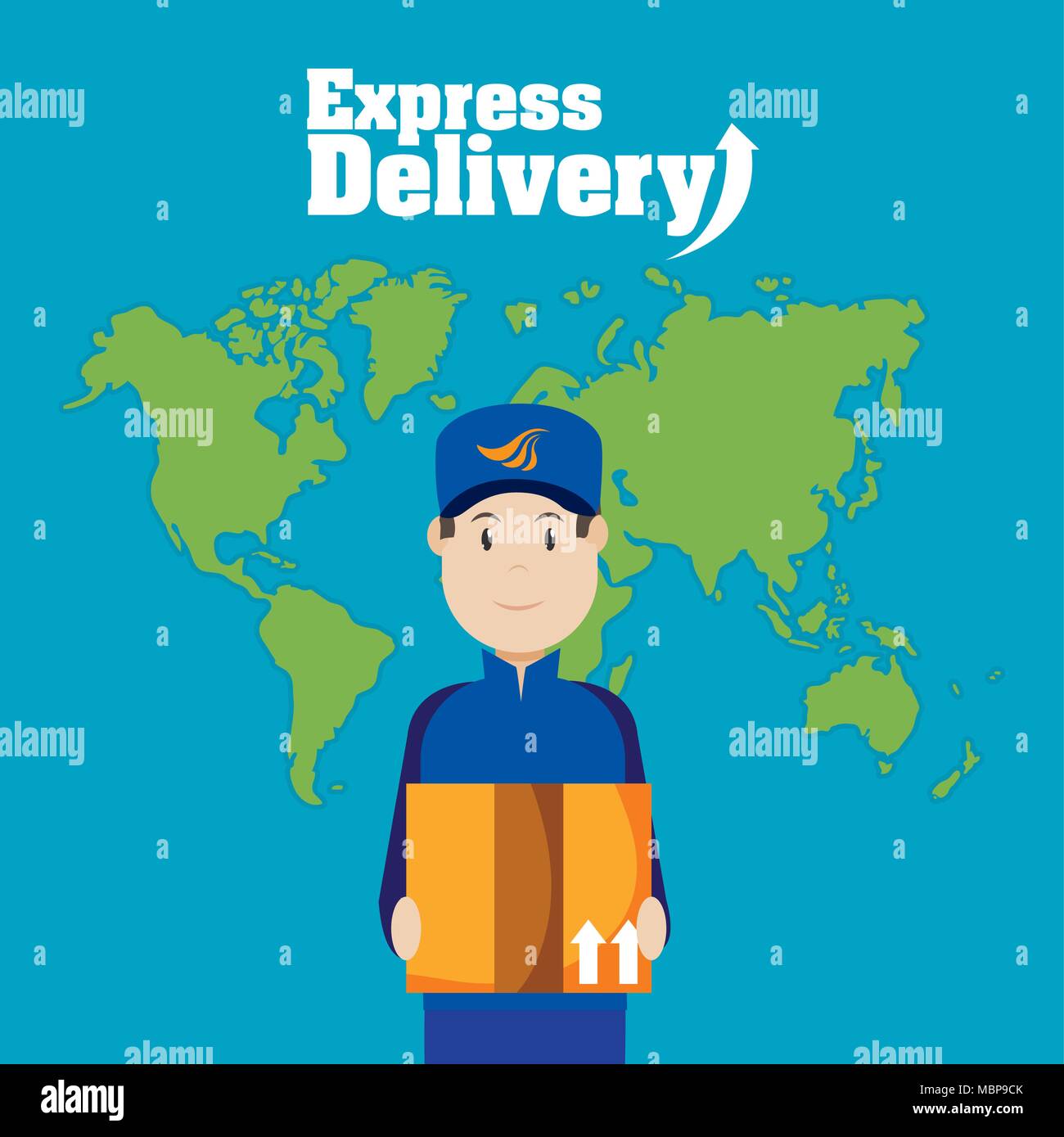 Express delivery service Stock Vector Image & Art - Alamy