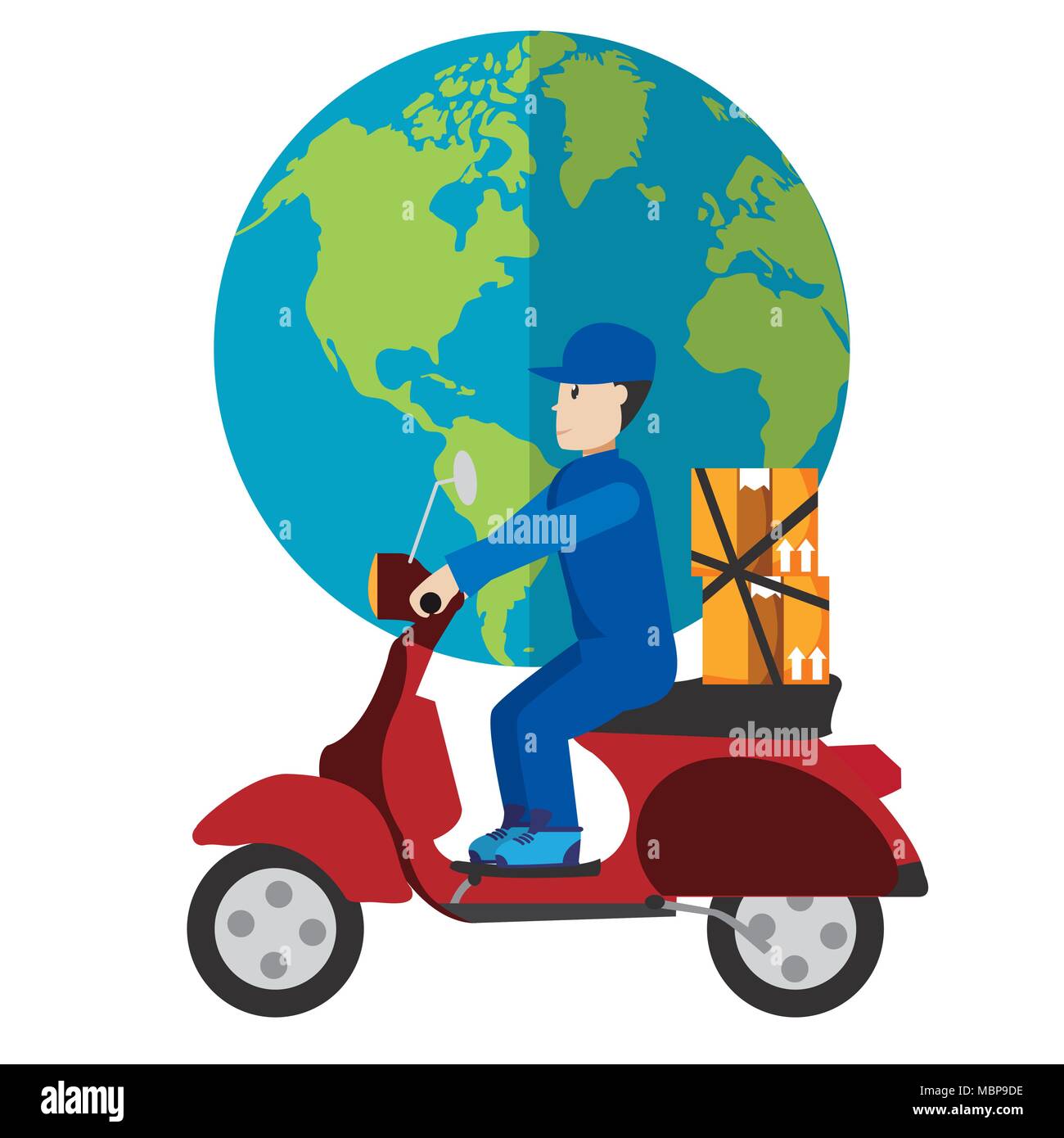 Express delivery cartoon Stock Vector Image & Art - Alamy