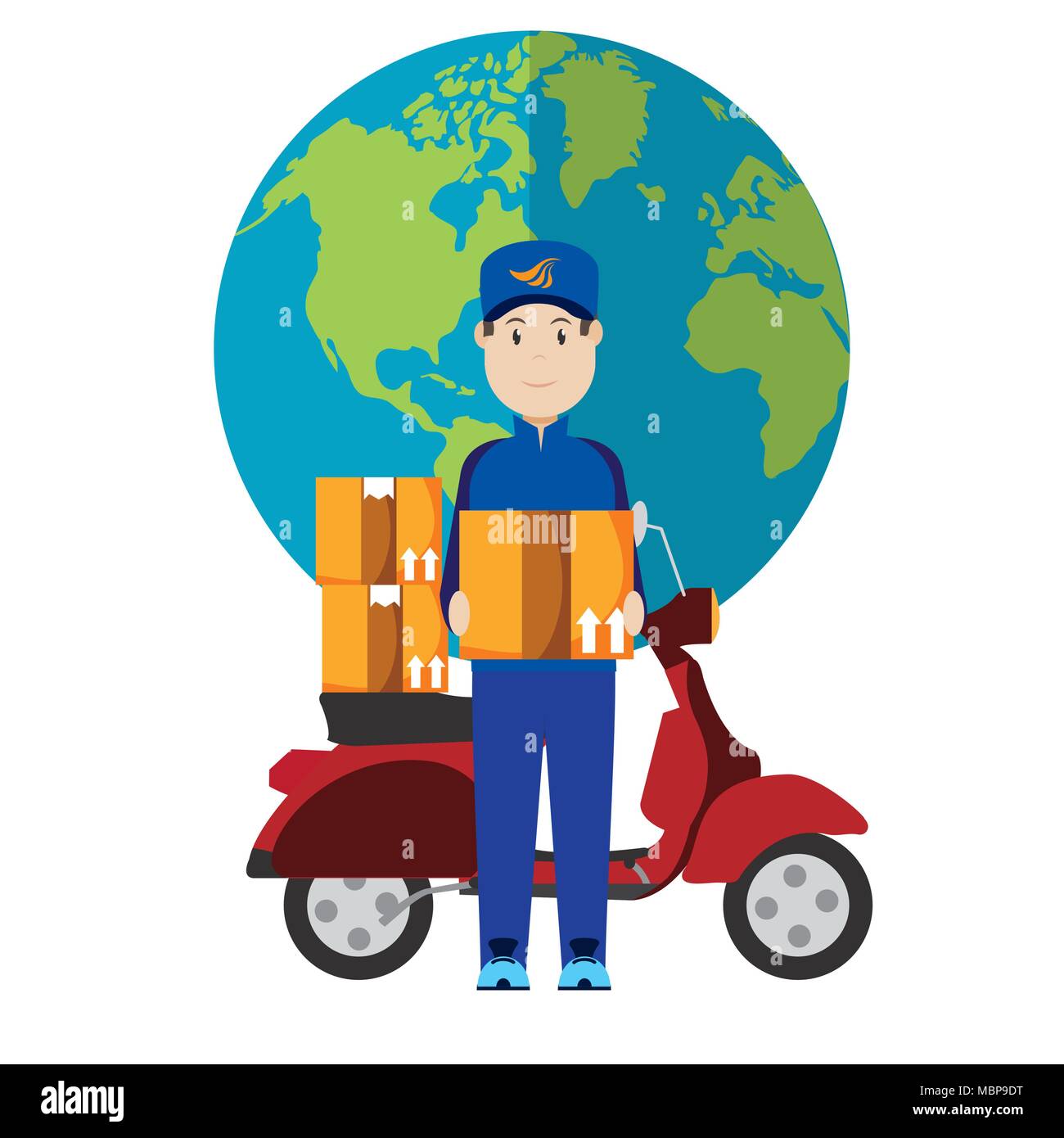 Express delivery cartoon Stock Vector Image & Art - Alamy
