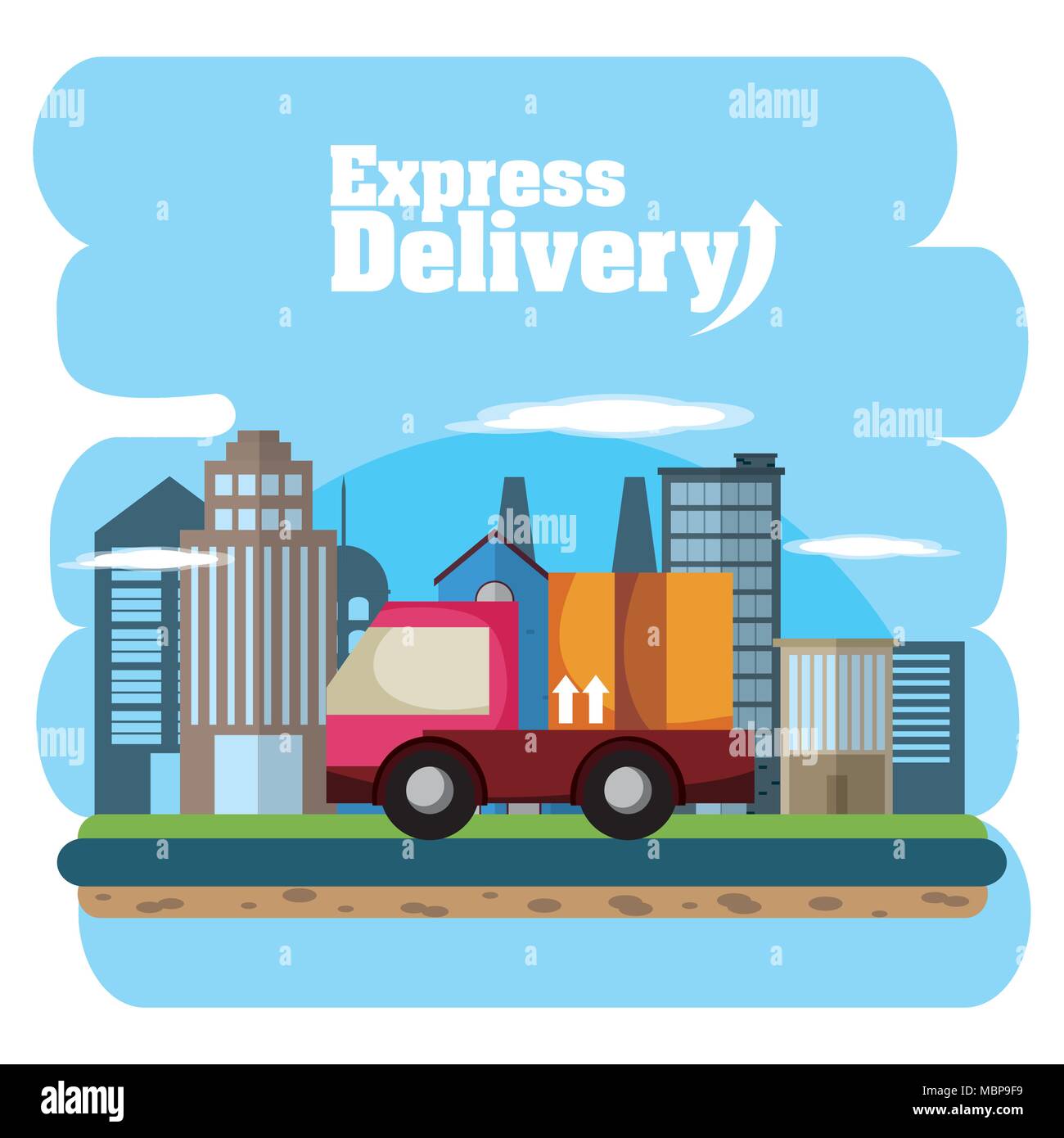 Express delivery service Stock Vector Image & Art - Alamy