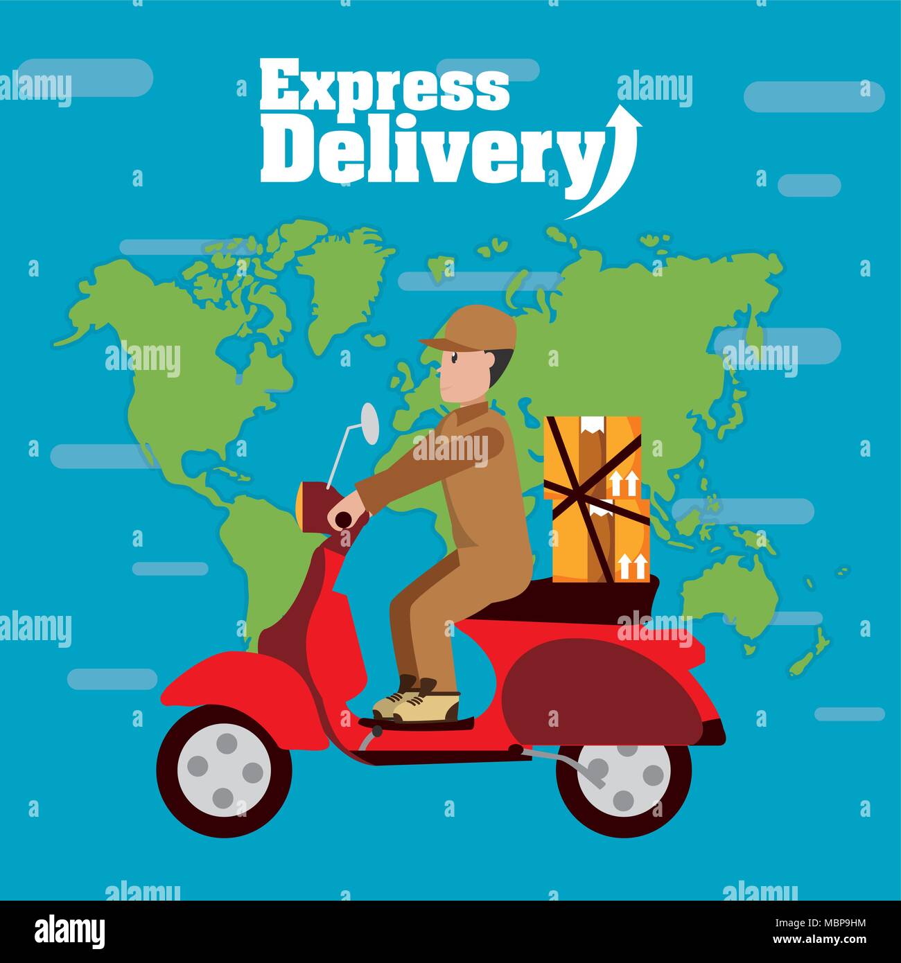 Express delivery service Stock Vector Image & Art - Alamy