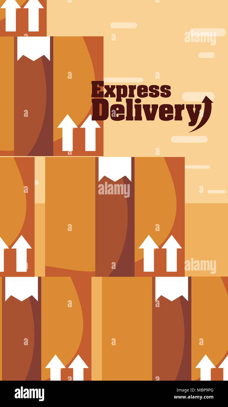 Express delivery service Stock Vector Image & Art - Alamy