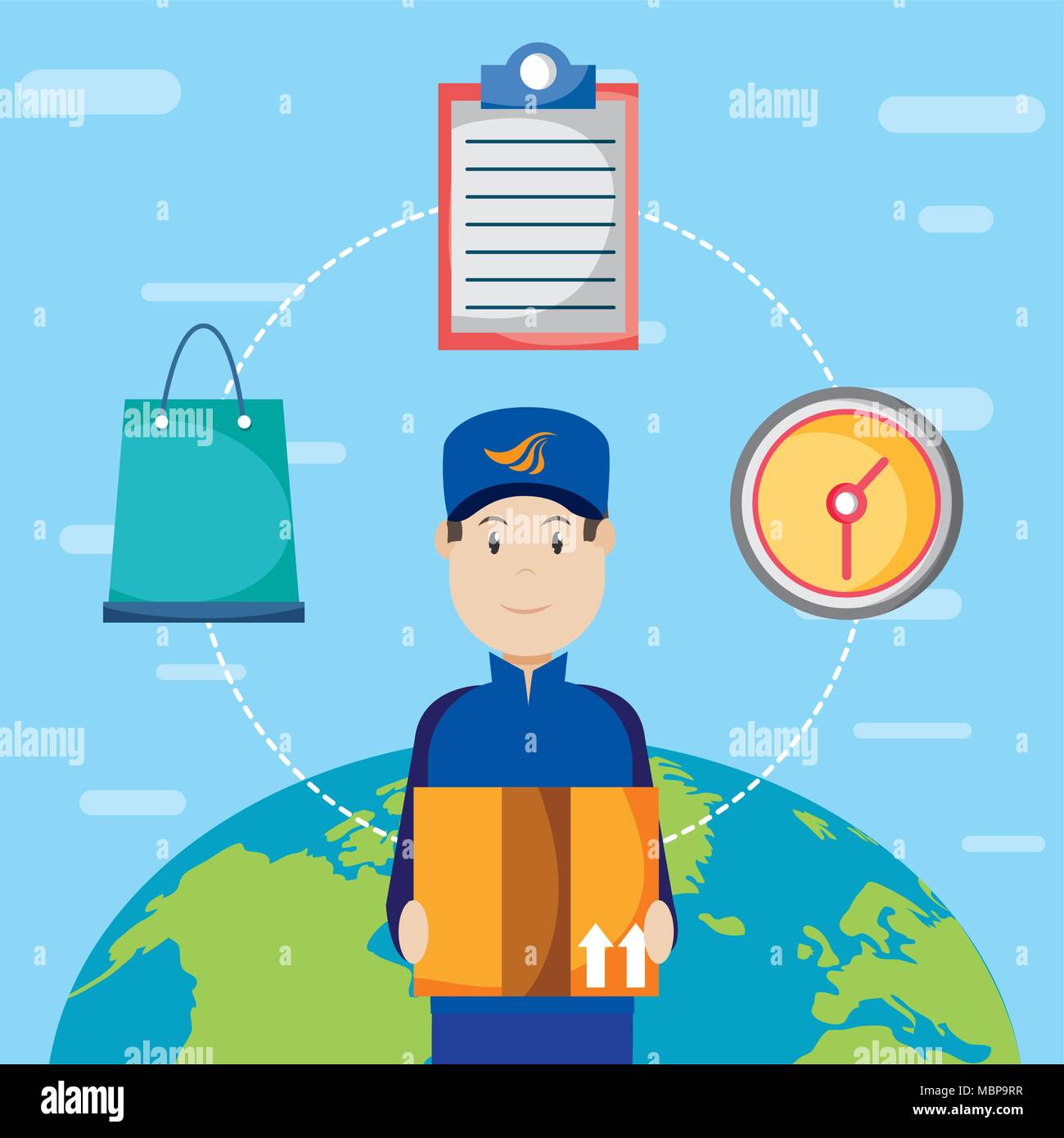 Express delivery cartoon Stock Vector Image & Art - Alamy