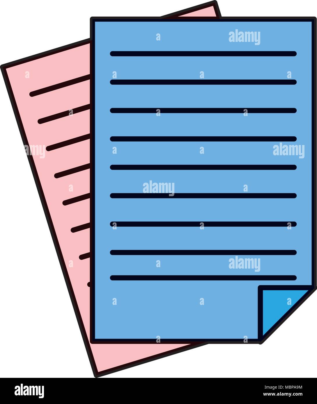 Block notes Stock Vector Images - Alamy