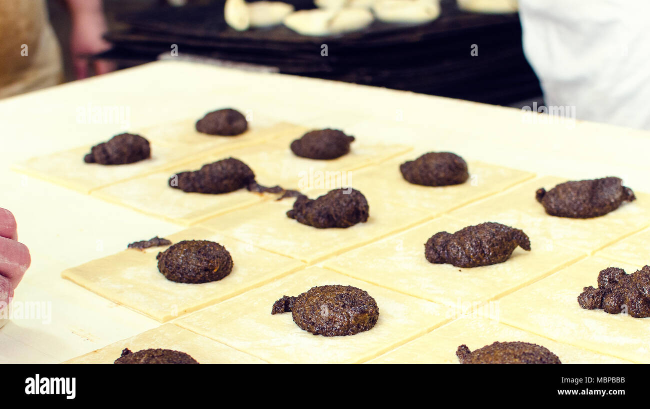 Working process in big bakery hi-res stock photography and images - Alamy