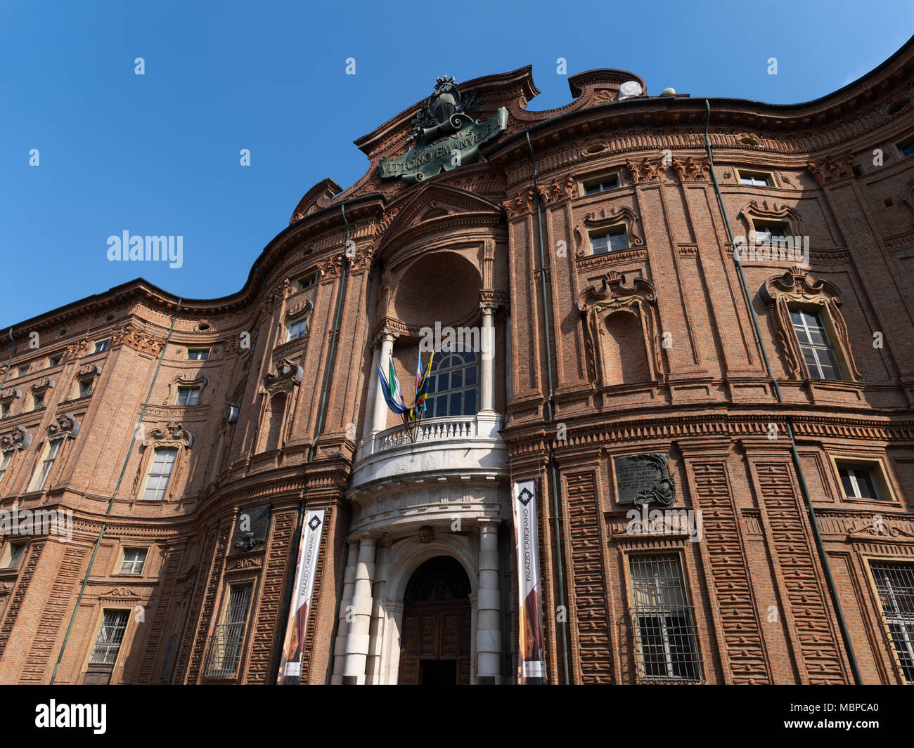 A historical building in the centre of Turin famous for its rounded ...