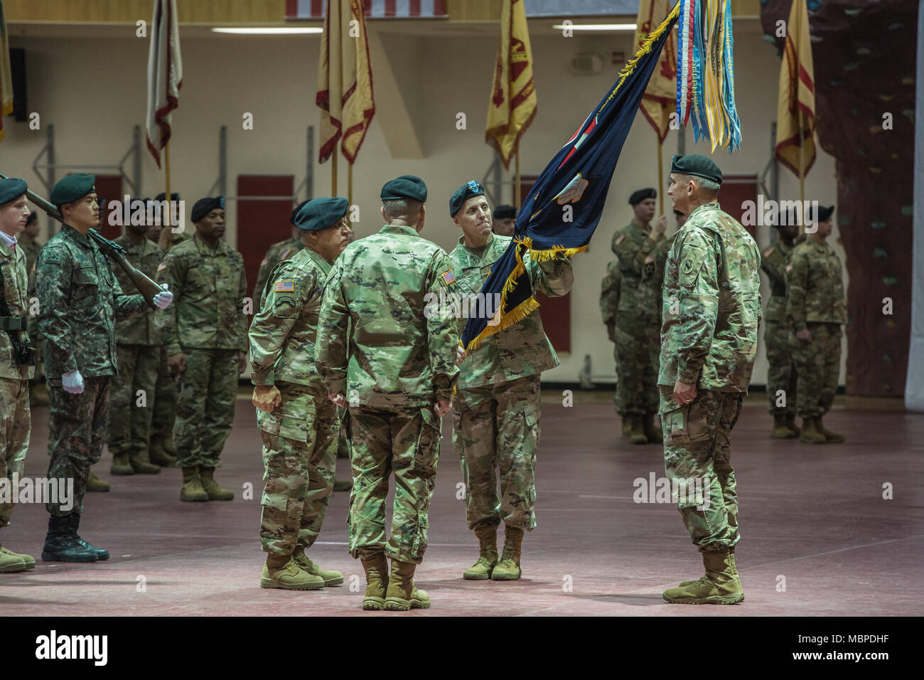 U.S. Army Lt. Gen. Thomas S. Vandal, outgoing commanding general of 8th ...