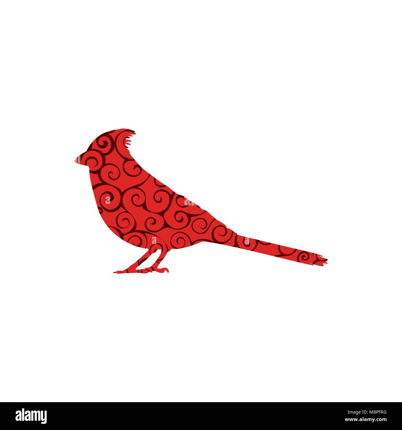 Cardinal Silhouette Shapes 90+ Silhouette Of A Cardinal Bird Art Stock