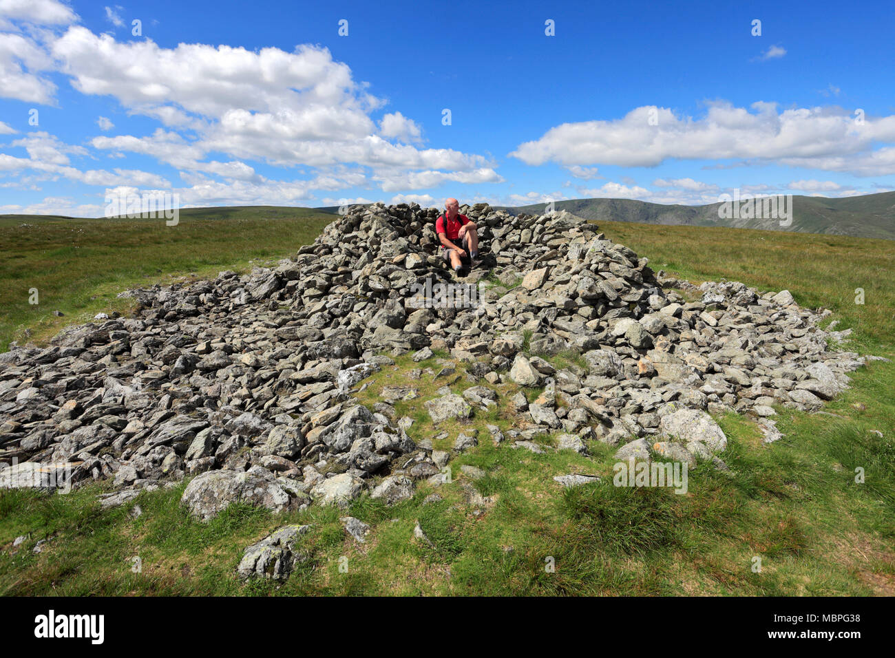 Summit cairn selside fell hi-res stock photography and images - Alamy