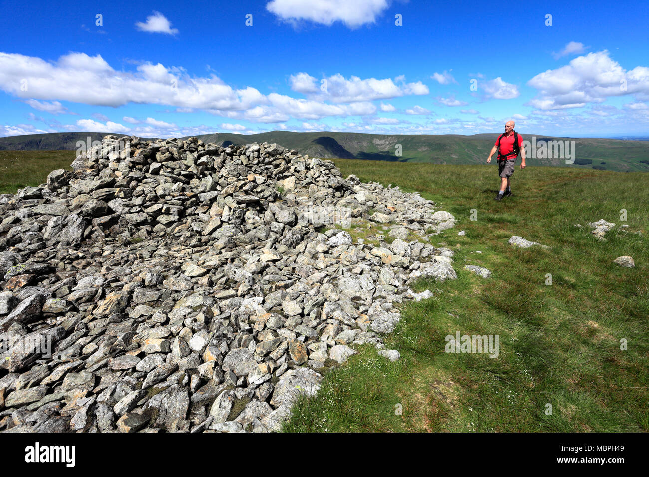 Summit cairn selside fell hi-res stock photography and images - Alamy