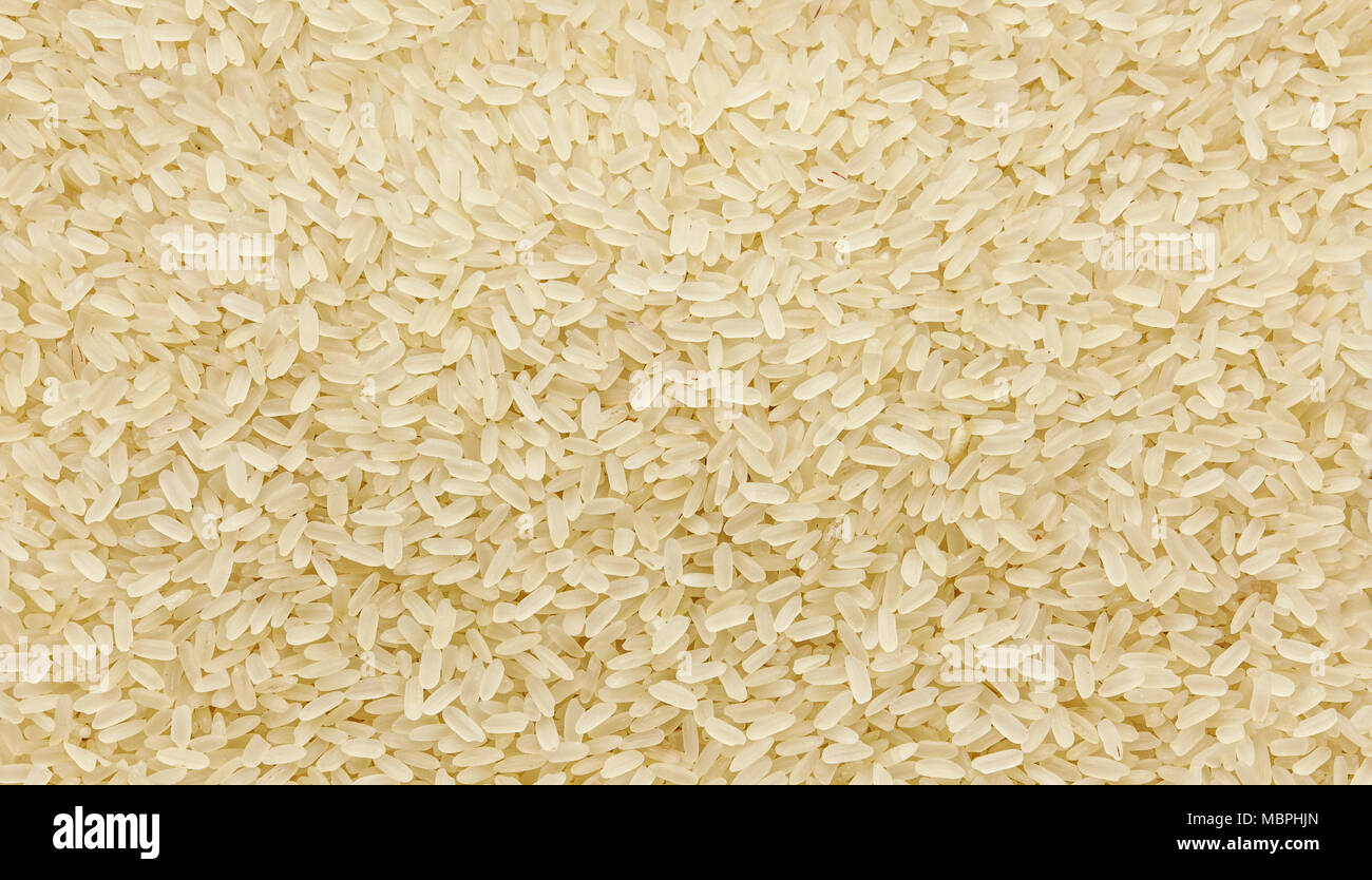 Steamed long grain rice - texture and details - traditional food Stock ...