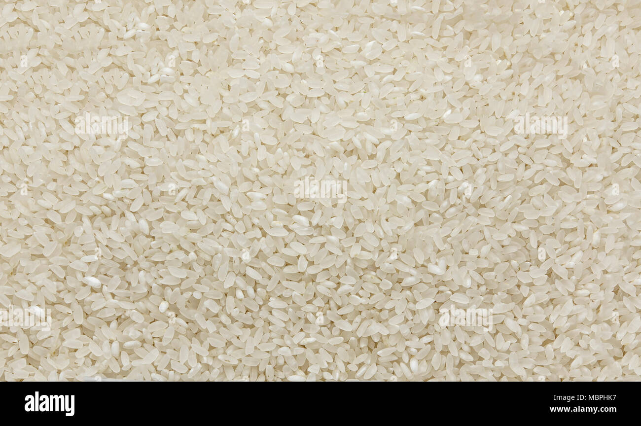 White polished rice grain - texture and details - traditional food ...