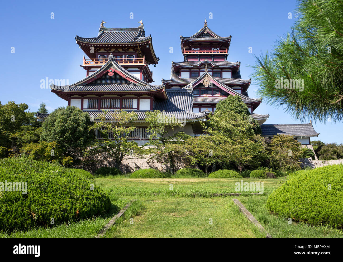 Fushimi-Momoyama Castle stands in Kyoto Prefecture Stock Photo - Alamy