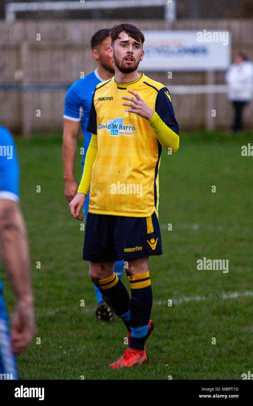 Port Talbot Town midfielder Jordan Pike. Cwmamman United 2-2 Port ...