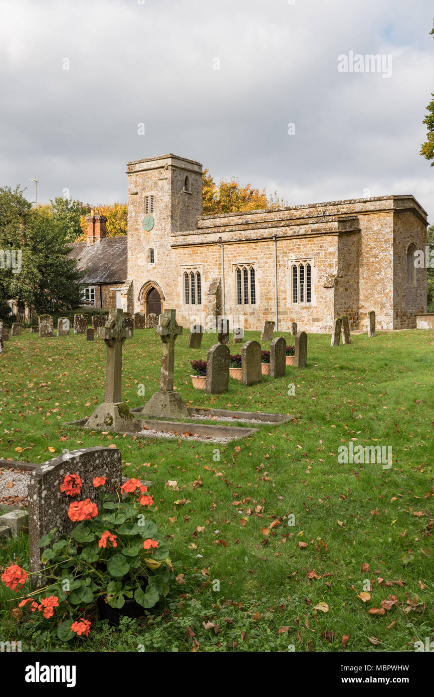 St. James Church, Nether Worton, Oxfordshire, England, UK Stock Photo ...