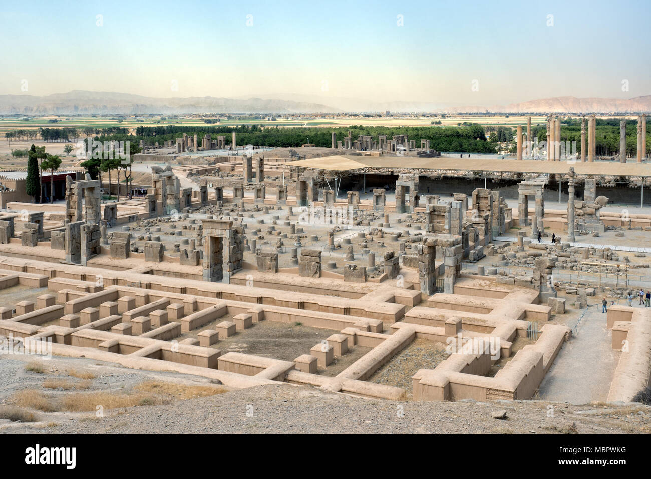 Air View Of The Ceremonial Complex Persepolis