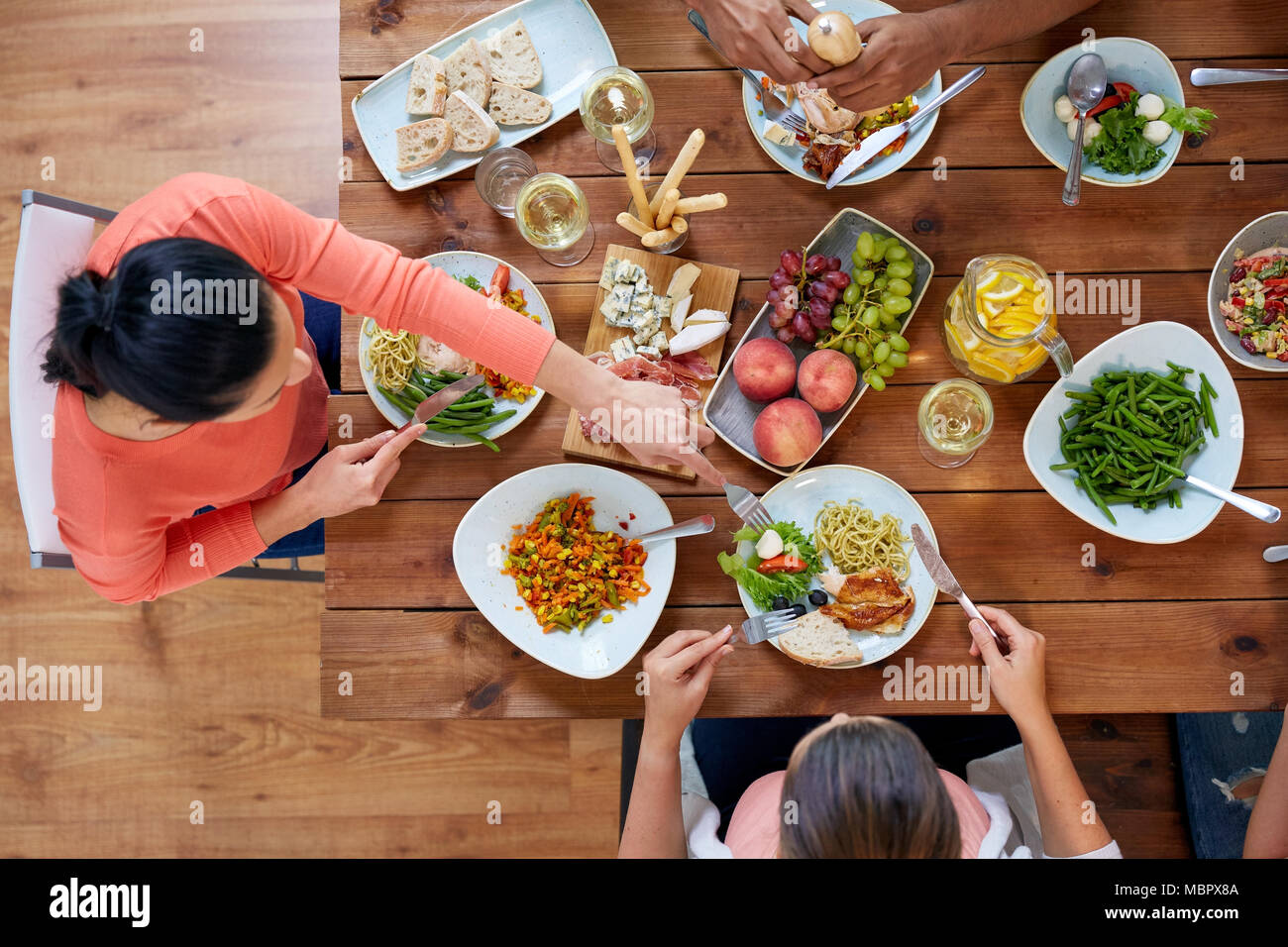 Many people eating hi-res stock photography and images - Alamy