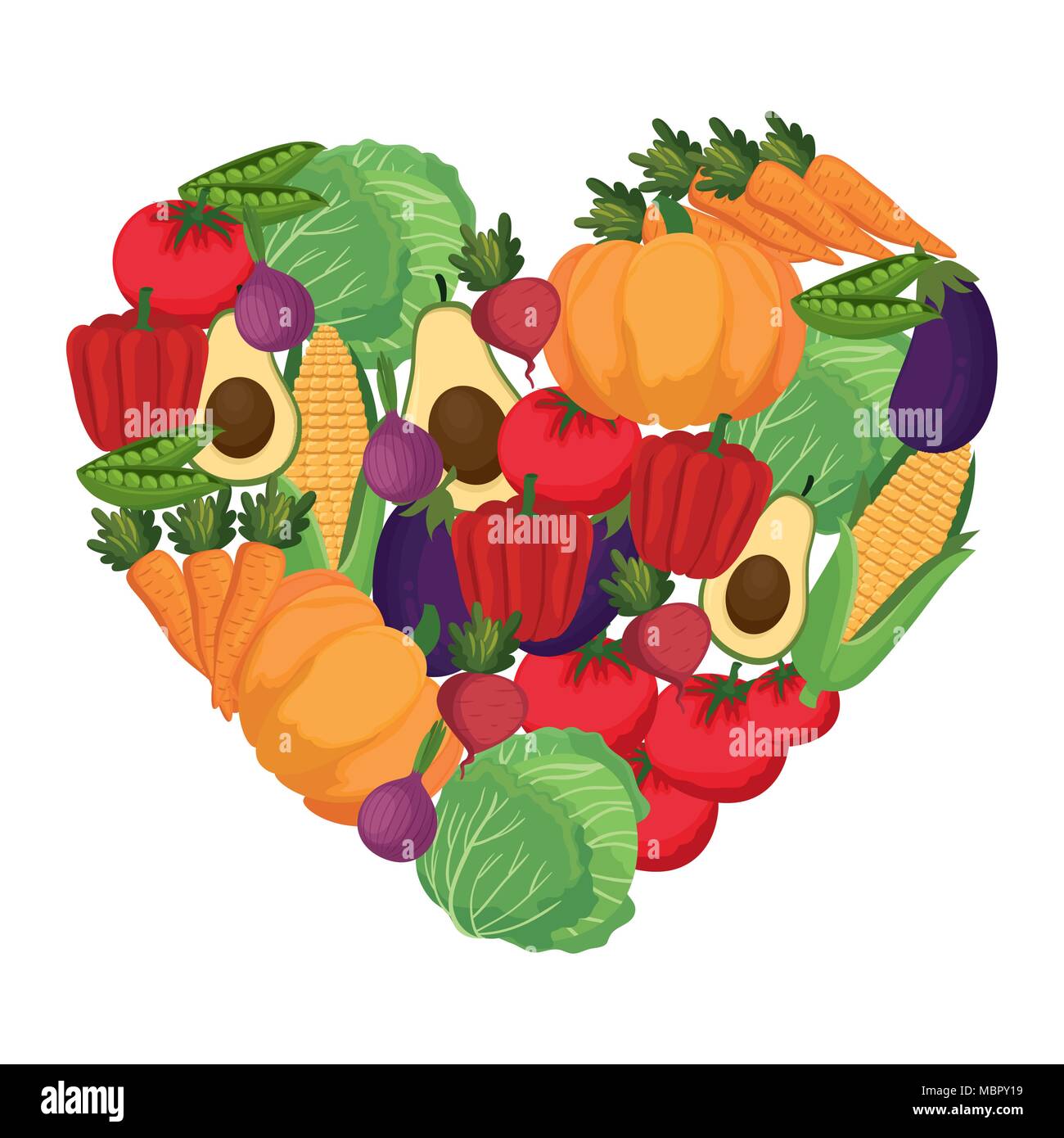 Heart shape avocado Cut Out Stock Images & Pictures - Alamy