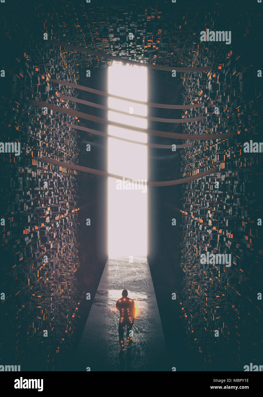 Alien corridor hi-res stock photography and images - Alamy