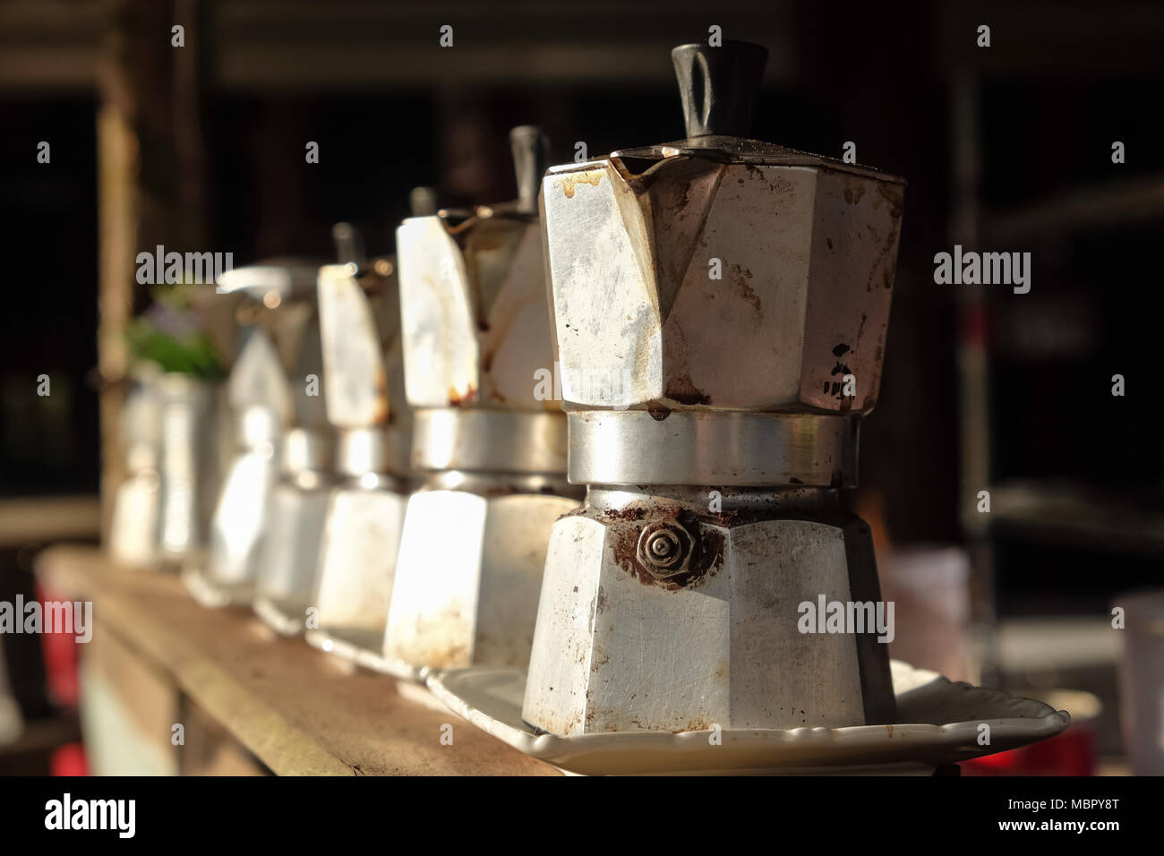Morning coffee pot hi-res stock photography and images - Alamy