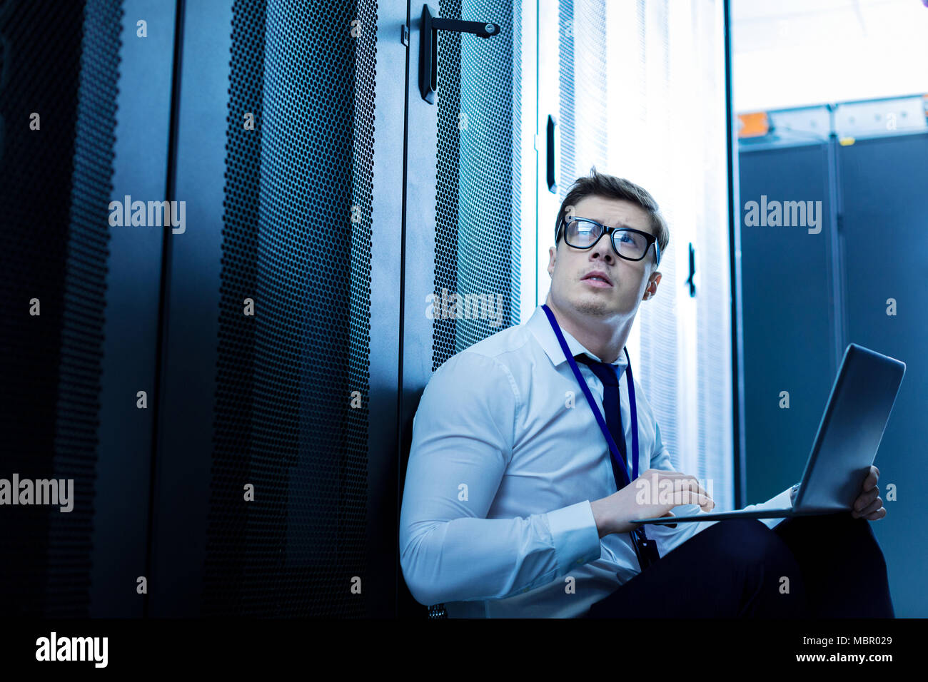 Serious operator hi-res stock photography and images - Alamy