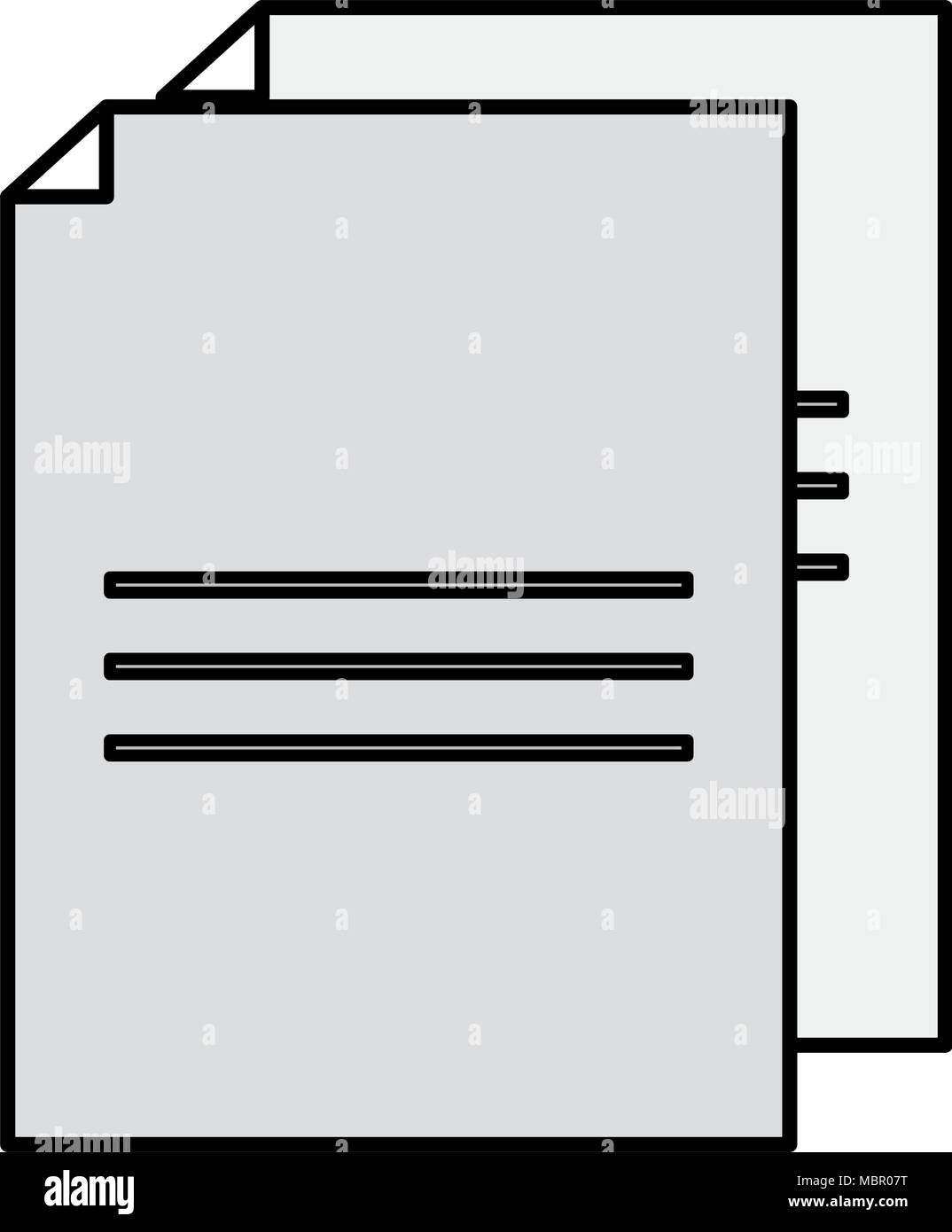 paper document isolated icon Stock Vector Image & Art - Alamy