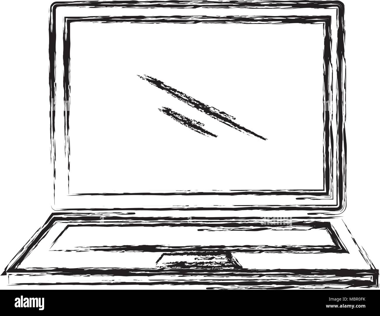 laptop computer isolated icon Stock Vector Image & Art - Alamy