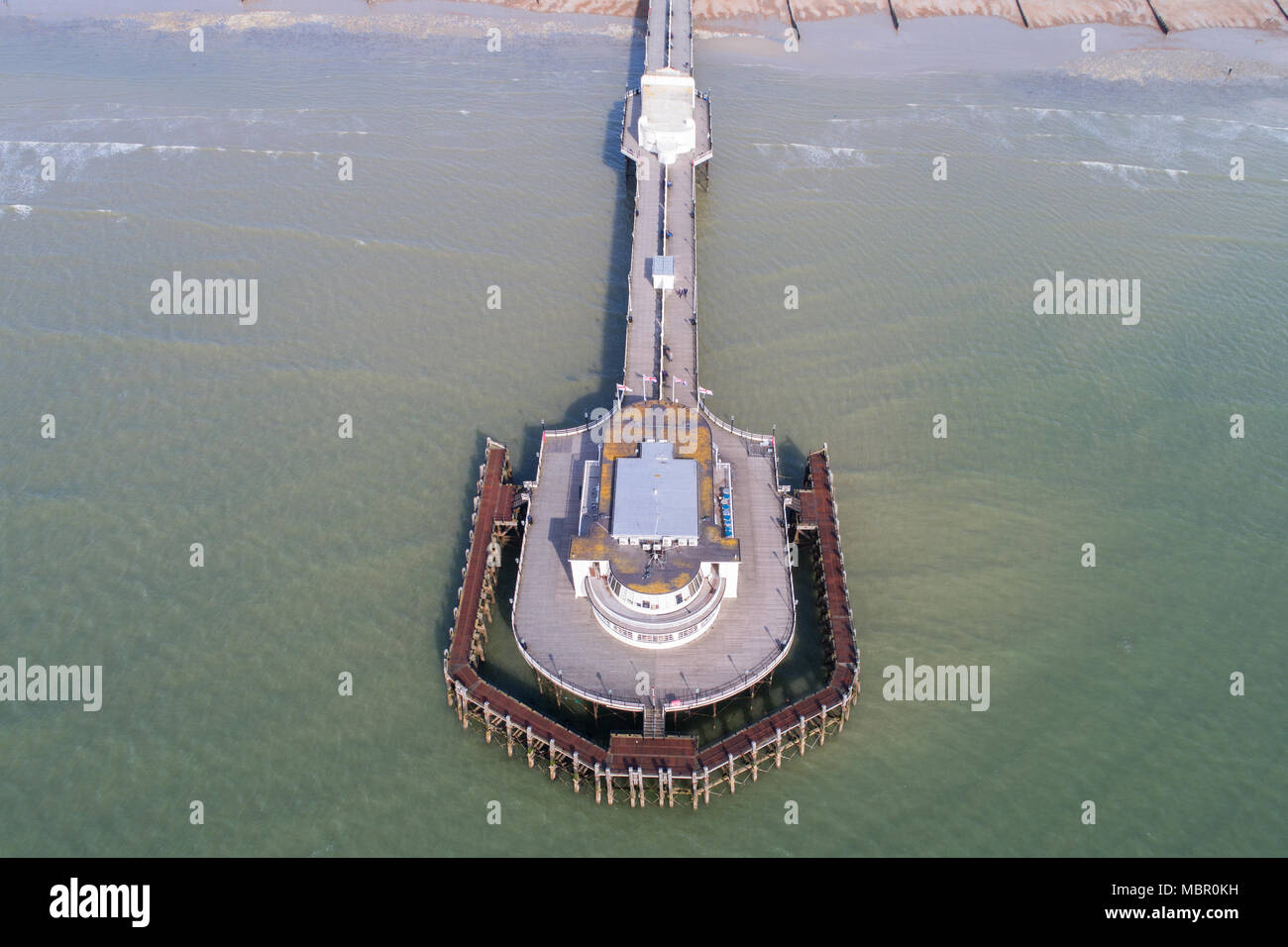 Aerial worthing town seafront hi-res stock photography and images - Alamy