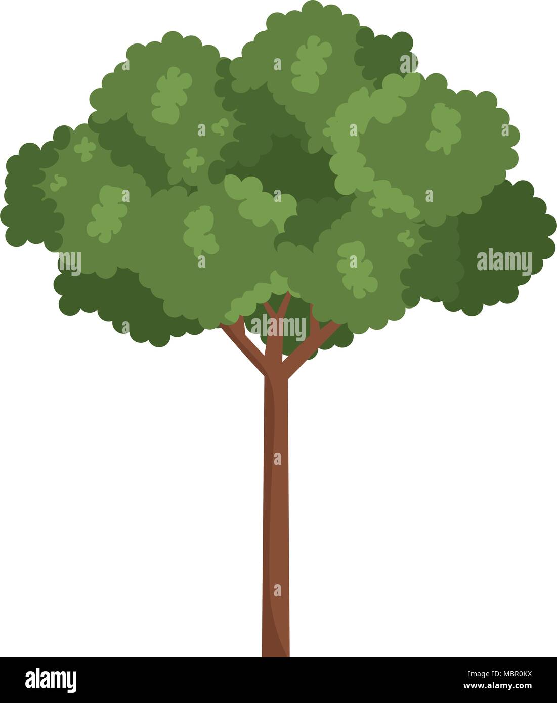 tree plant natural icon Stock Vector Image & Art - Alamy