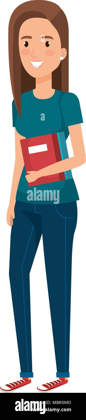 woman student avatar character Stock Vector Image & Art - Alamy