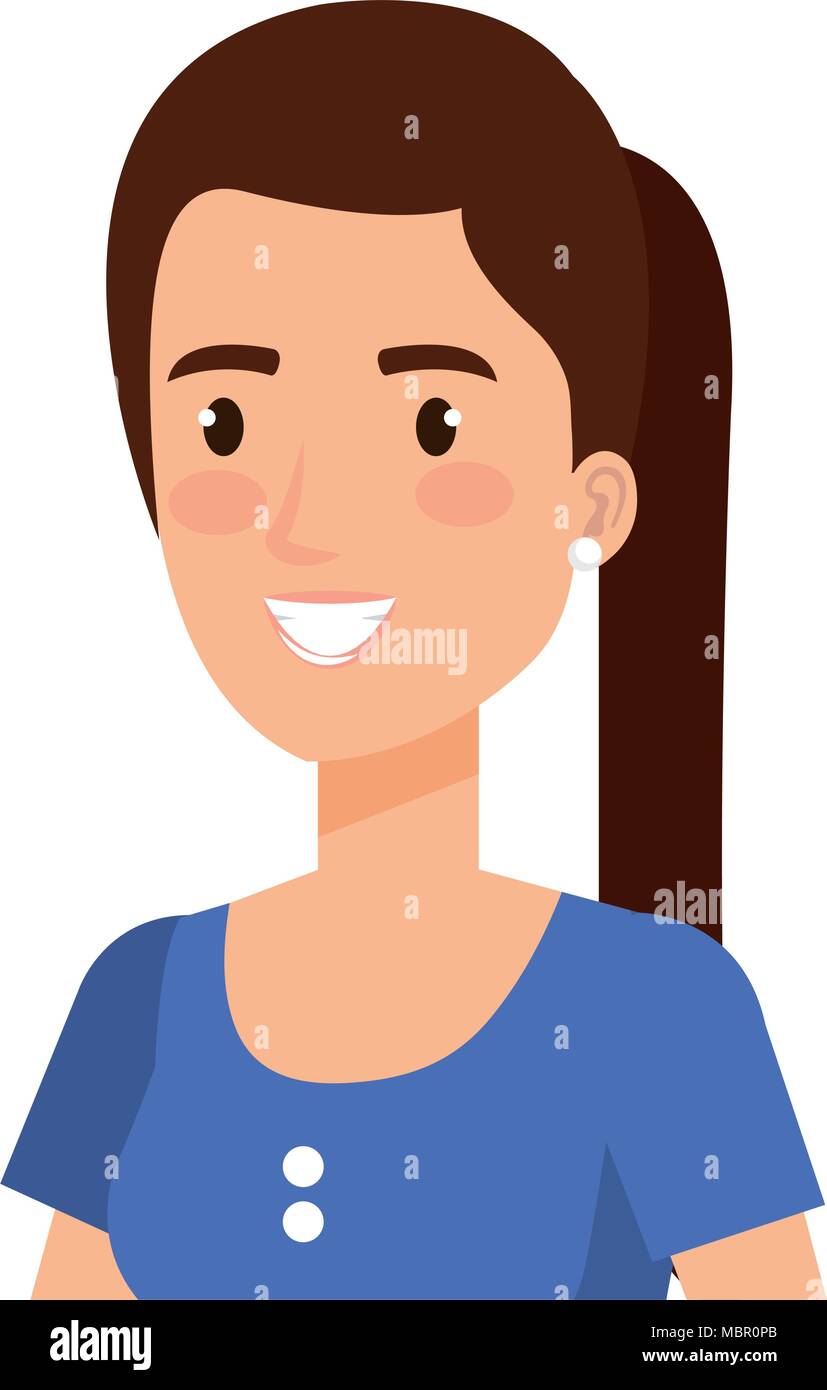 beautiful woman avatar character Stock Vector Image & Art - Alamy