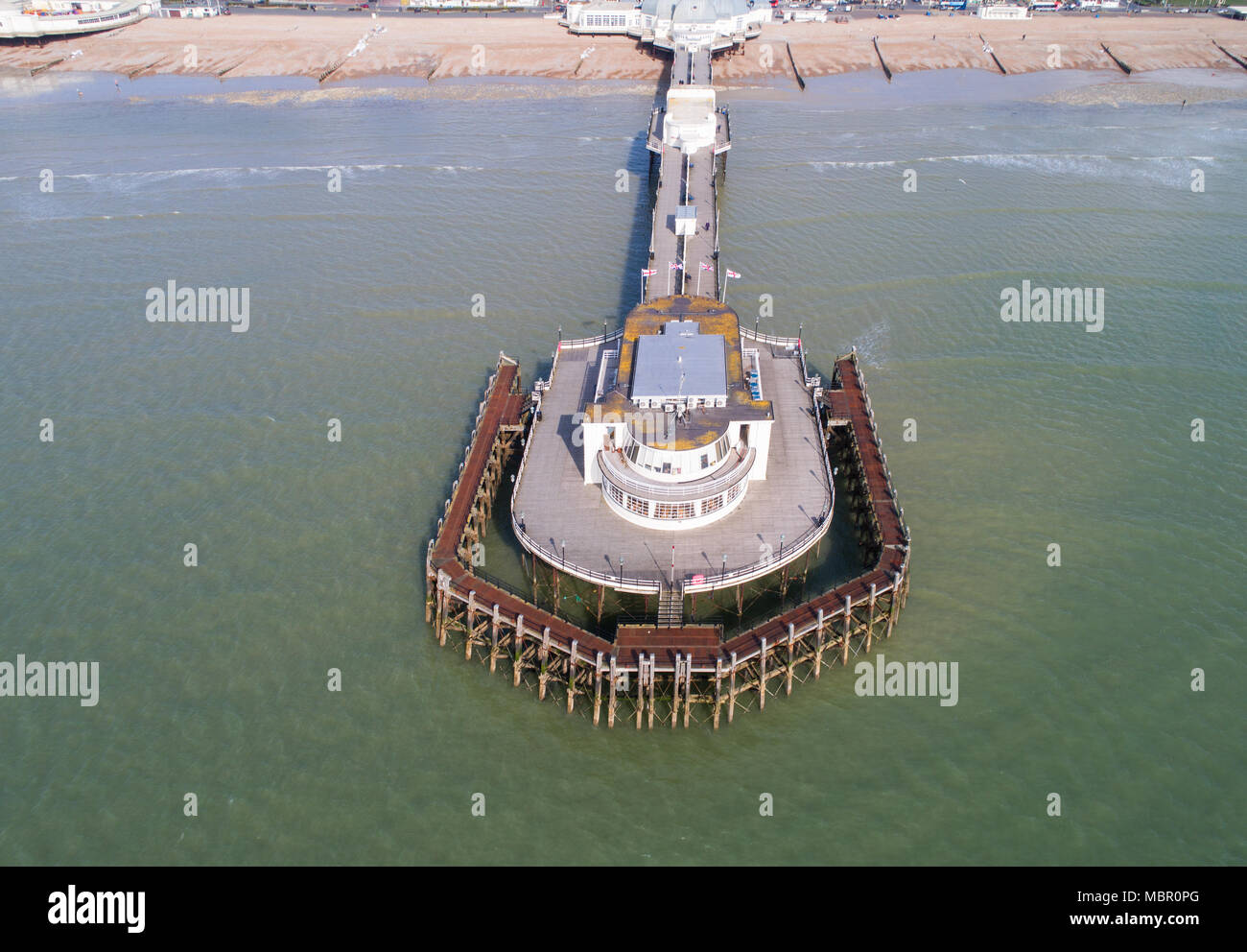 Aerial worthing town seafront hi-res stock photography and images - Alamy