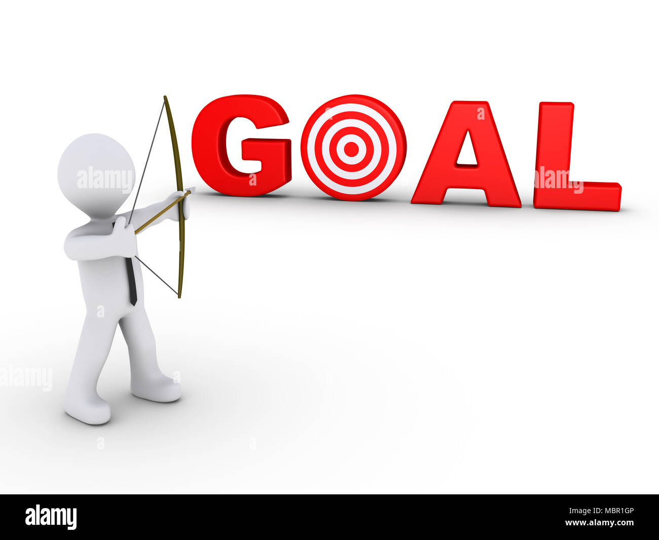 Aiming goal Cut Out Stock Images & Pictures - Alamy