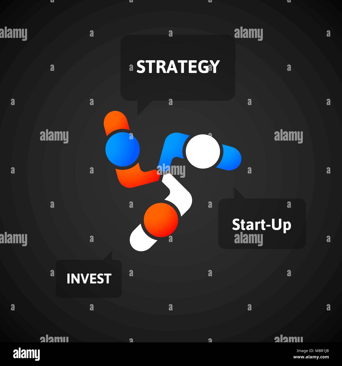 Handshake abstract logo vector design template Stock Vector Image & Art ...