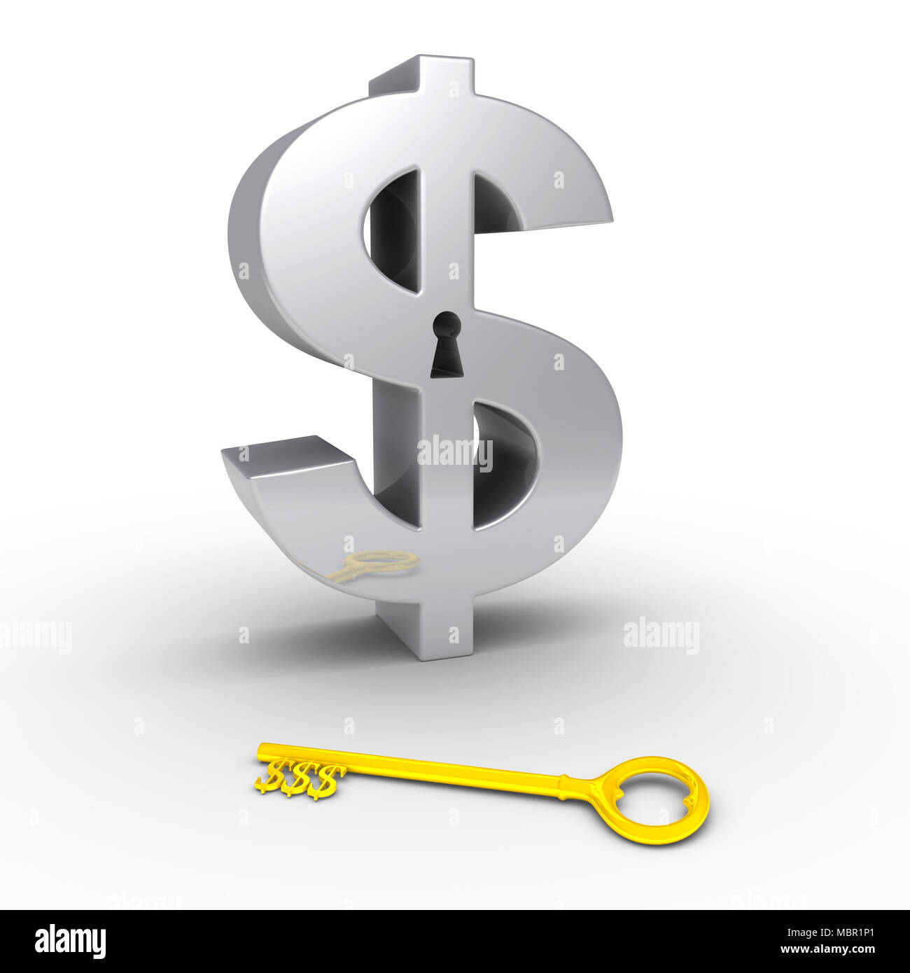 3d dollar symbol hi-res stock photography and images - Alamy